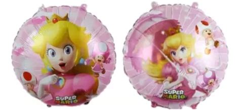 Globo De Princesa Peach Fiesta Pulgadas Meses Sin Inter S