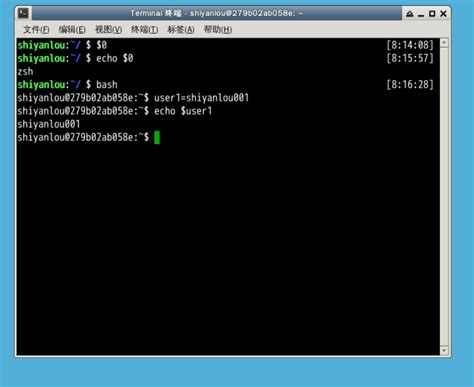 Bash 变量 蓝桥云课