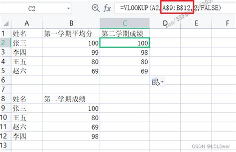 Excel函数vlookup两表匹配相同数据vlookup两个表比对相同数据 Csdn博客