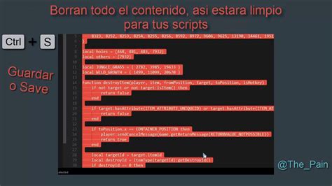 Crear Archivo Lua Open Tibia Youtube
