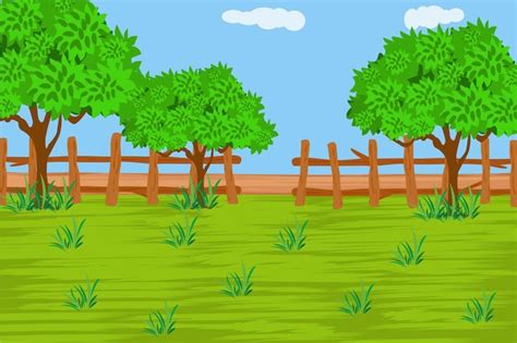 Premium Vector Animation Background Grassland