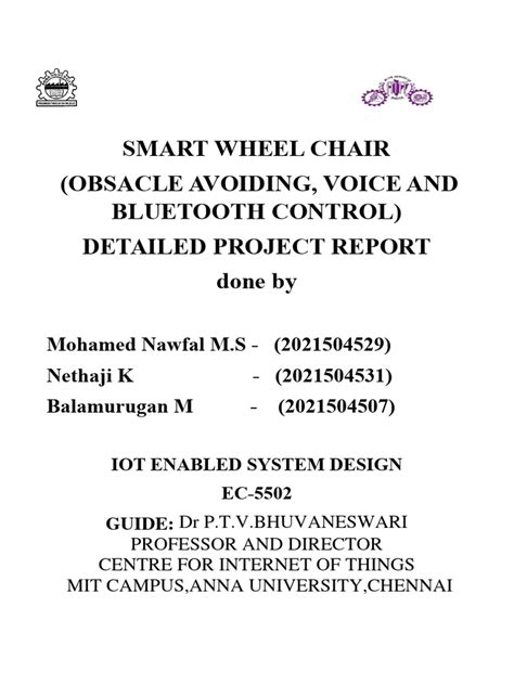 Smart Wheelchair Pdf Internet Of Things Wheelchair