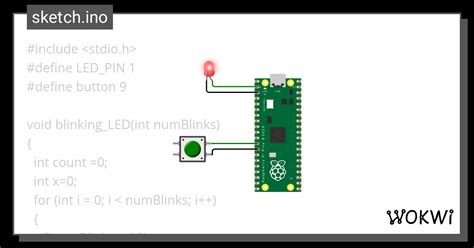 Prabhasjogiblinkingled Wokwi Esp32 Stm32 Arduino Simulator