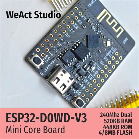 Weact Esp32 Plėtros Plokštė Type C Ch340k Wifibluetooth Dual Core Esp32 Dowd V3 Kompiuteris