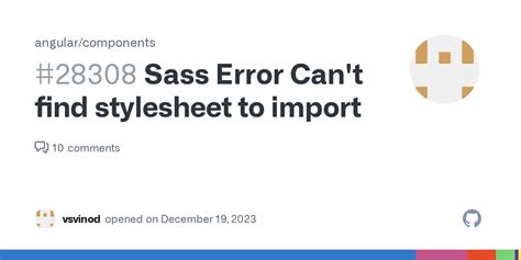 Sass Error Can T Find Stylesheet To Import Issue Angular