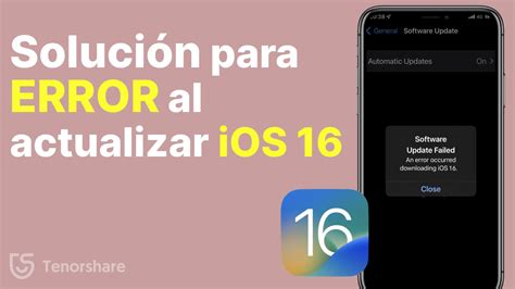 7 Soluciones Error Al Actualizar El Software Ios 1716416
