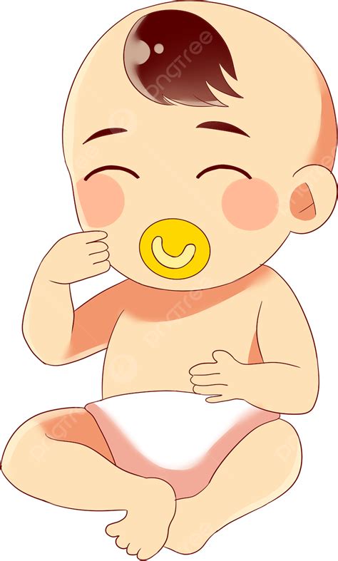 젖꼭지와 웃는 아기 일러스트 클립 아트 아기 클립 아트 아가 Png 일러스트 및 Psd 이미지 무료 다운로드 Pngtree