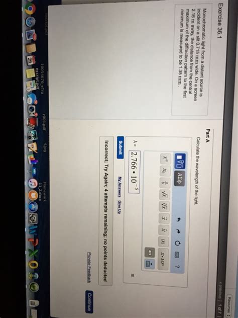 Solved Monochromatic Light From A Distant Source Is Incident