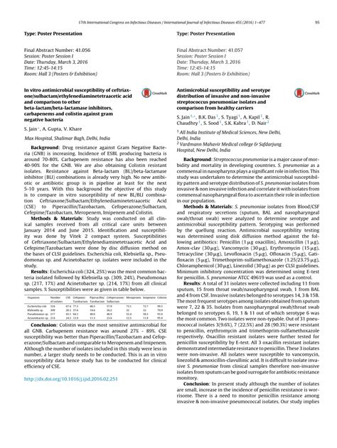 Pdf Antimicrobial Susceptibility And Serotype Distribution Of Invasive And Non Invasive