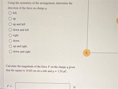 solved consider the figure with a symmetrical arrangement