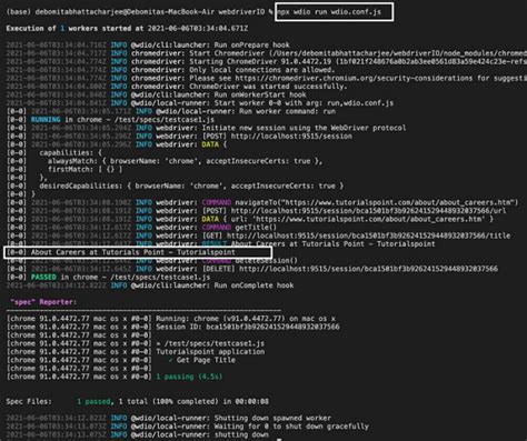 WebdriverIO Quick Guide