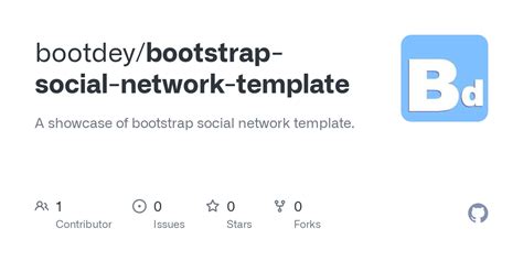 Github Bootdey Bootstrap Social Network Template A Showcase Of