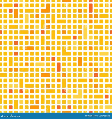 Technology Squares Or Pixel And Rectangle Pattern Or Background Stock Illustration