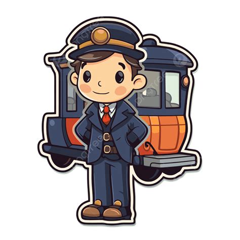 Dibujo De Conductor De Tren