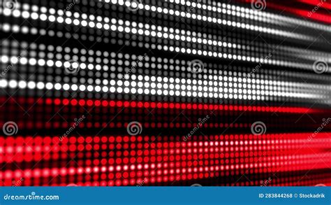 Grid Glowing Pixel Dots Effect Of Movement Festive Illumination Lines Stock Footage Video Of