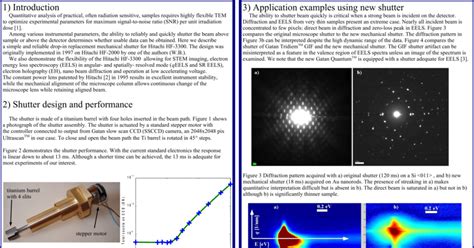 A Photo Of Shutter Assembly The Shutter Is A Drop In Replacement Of Download Scientific