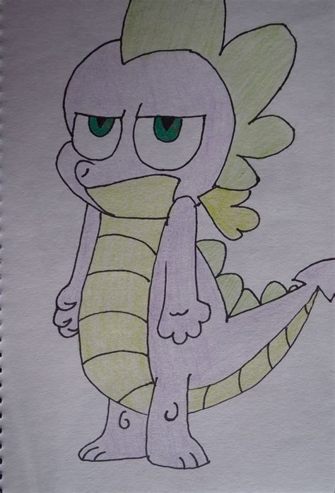 Spike Drawings Smurfs Character