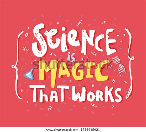 Science Magic That Works Hand Drawn Stock Vector Royalty Free 1453485023