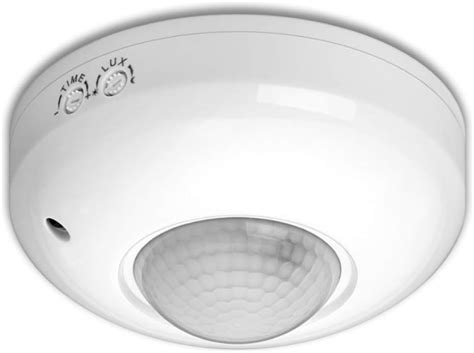 Qwyeuro Pir Motion Sensor Detector Surface Ceiling Mounting 360° Max