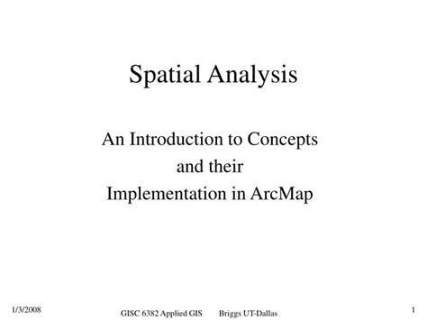 ppt spatial analysis powerpoint presentation free download id 3714757