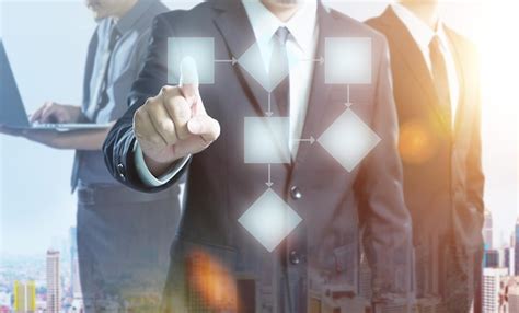 Premium Photo Businessman And Team Process And Workflow Automation