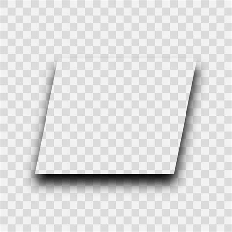 Dark Transparent Realistic Shadow Parallelogram Shadow 25502134 Vector
