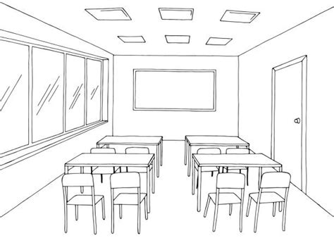 Empty Classroom Illustrations Royalty Free Vector Graphics And Clip Art Istock
