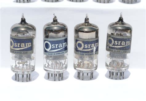 Ecc82 Marconi Osram B329 Ultra Rare 17mm Square Getter Holy Grail Ecc82 12au7 Audio Magical