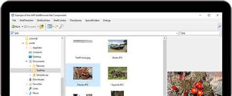shellbrowser components