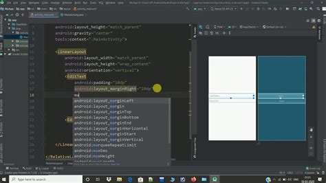 Android Linearlayout Edukul How To Use Linearlayout Inside The Relativelayout Youtube