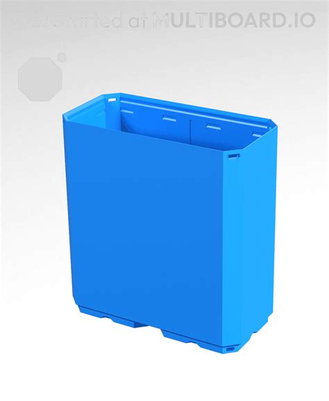 2x1x2 simple walls multibin shell 3d model by keep making on