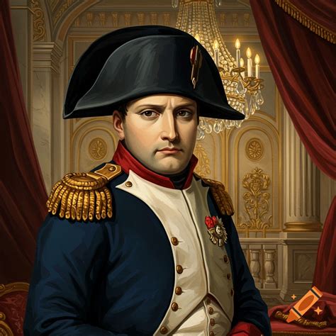 A Young Woman In An Ornate Dark Blue Military Uniform With A Bicorne