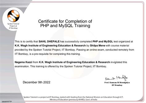 Sahil Dhepale On Linkedin Php Mysql Iitbombay