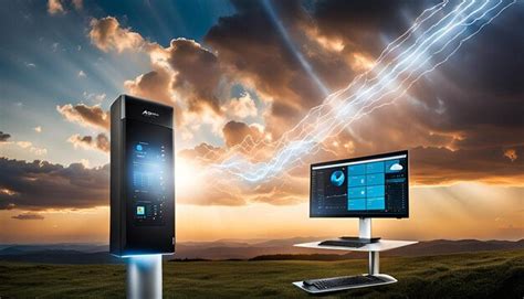 Cloud Technology And Remote Monitoring Premium Ai Generated Image