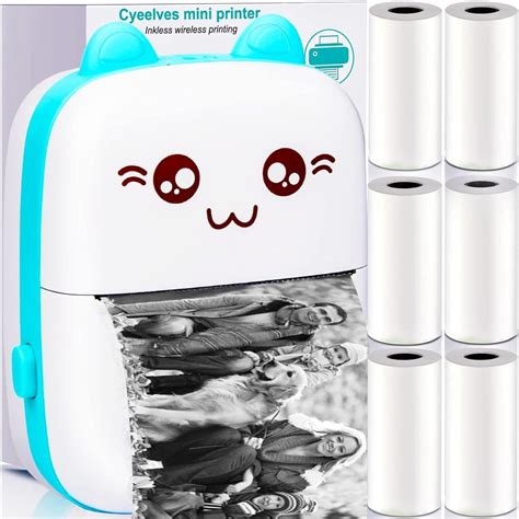 Bluetooth Smart Mini Printer Portable Thermal Ios Android Photos Receipts Qr Code Label