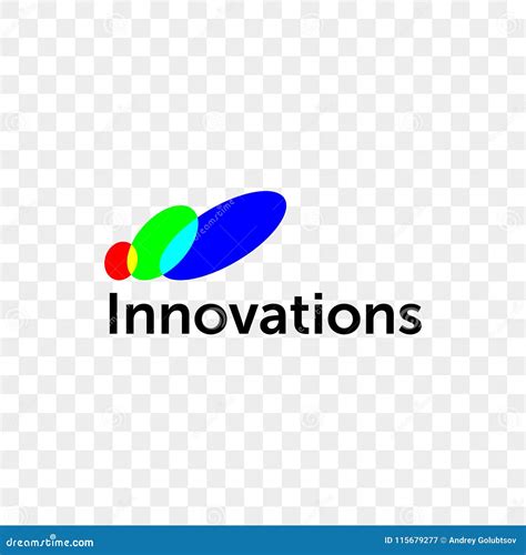 Innovations Company Vector Color Circles Icon Stock Vector