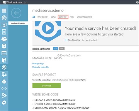 Using Azure Media Services Backend To Build A Windows 81 Media Player