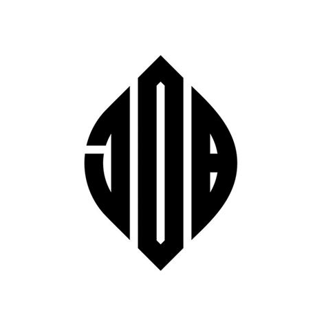 Premium Vector Jdb Circle Letter Logo Design With Circle And Ellipse Shape Jdb Ellipse Letters