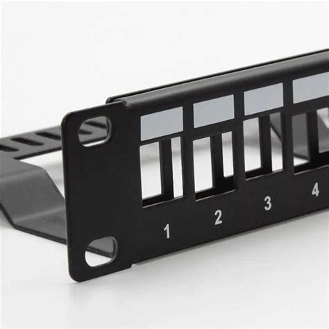 Networking 1u 24 Port Unshielded Blank Patch Panel Utp Empty Patch