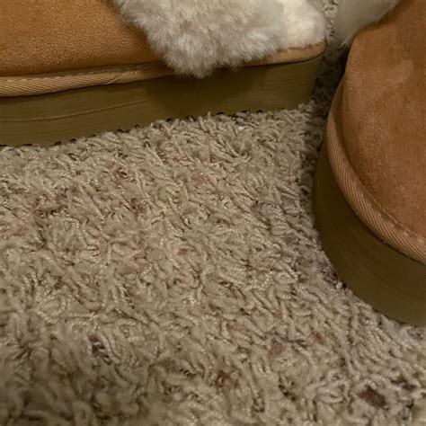 ugg inspired platform fuzzy slippers gem