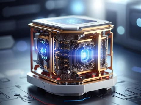 Premium Photo Quantum Horizons 3d Rendering Of A Futuristic Glowing