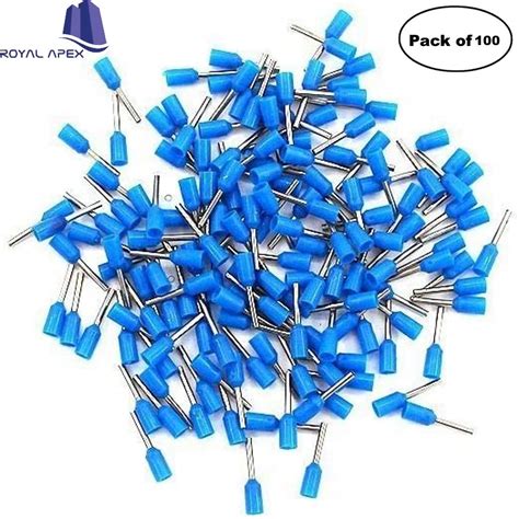 Royal Apex Insulated Ferrules Terminal Block Cord End Wire Tubular Connector Electrical Crimp