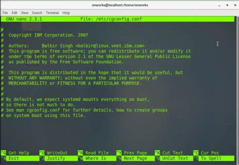 Configure Cgroups In Centos Linux Geeksforgeeks