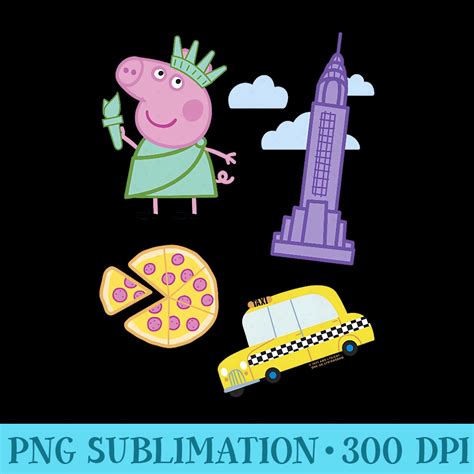 Peppa Pig New York Statue Of Liberty Premium Png Download Inspire