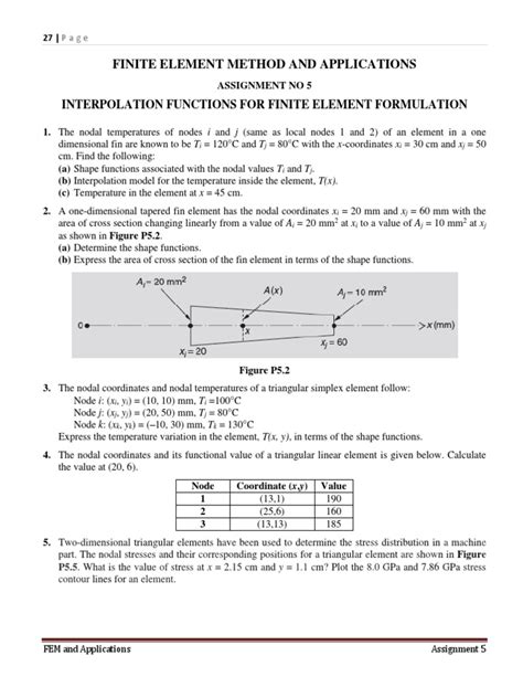 Finite Element Interpolation Functions Pdf Finite Element Method