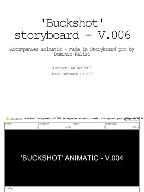 buckshot storyboard fordigitaluse 002 pdf animation film production