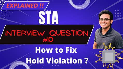 Interview Question 10 How To Fix Hold Violation Static Timing