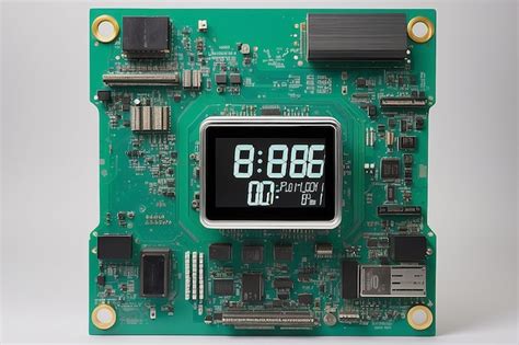 modern digital clock sleek design for precision timekeeping premium
