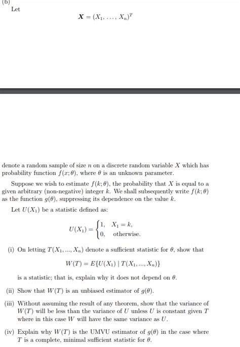 Solved A The Poisson Distribution Truncated At Zero H
