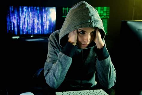 Female Hacker Stock Photos Royalty Free Female Hacker Images Depositphotos